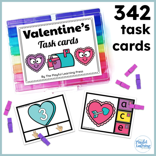 Valentine's Task Boxes - The Playful Learning Press